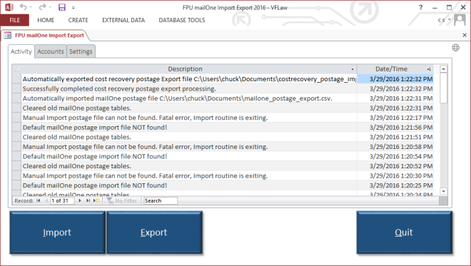 FPU Import/Export - A PC Company LLC